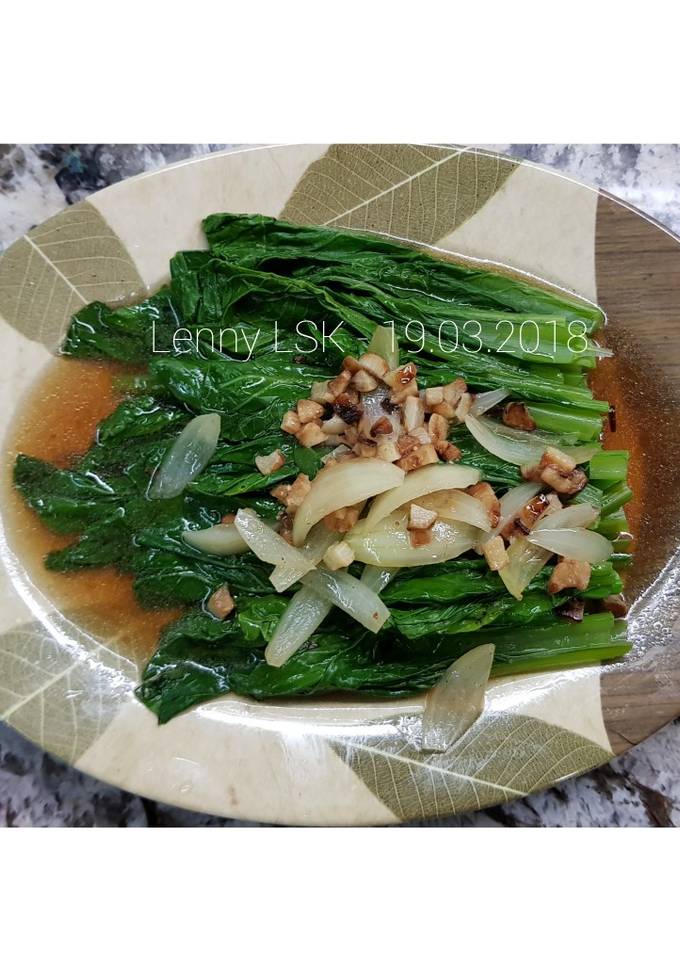 Resep Caisim Muda Cah Saus Tiram oleh MomLenLSK - Cookpad