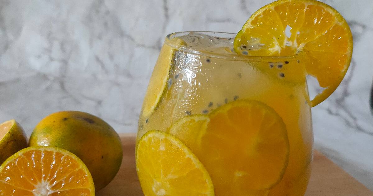 Resep Ice Coconut Orange Drink with jelly "Es Jeruk Mix Degan" oleh ...