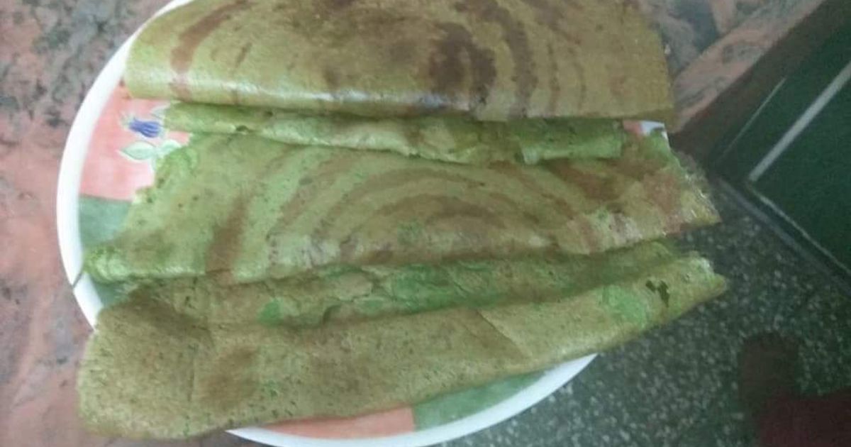 Rj Special Healthy Green Moong Dal Dosa Recipe by Rina Joshi - Cookpad
