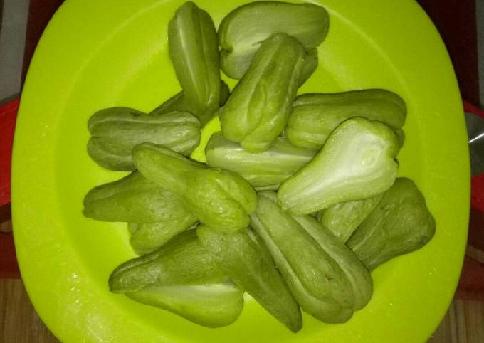 Resep Labu siam rebus (no oil) untuk yg lg diet oleh Whanty Naqsabandi ...