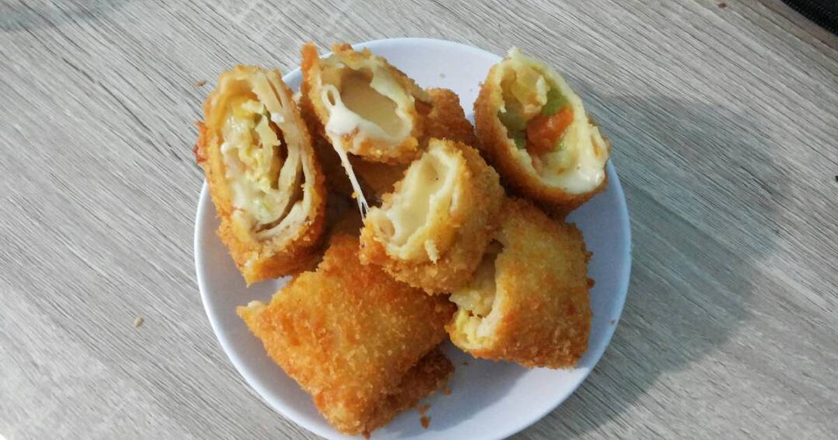 Resep Risoles keju mozarella #alarizka ♥♥ oleh rizka chaerani - Cookpad