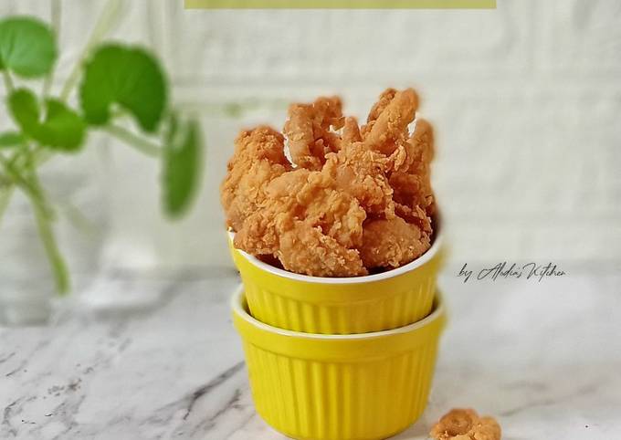 Resep Kulit Ayam Crispy oleh Vey Alodia's Kitchen - Cookpad