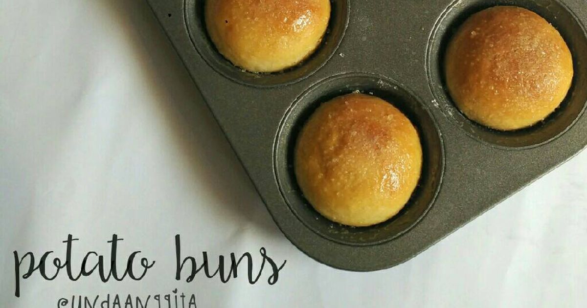 Resep Potato Buns (Donat Kentang Panggang) oleh Unda Anggita - Cookpad