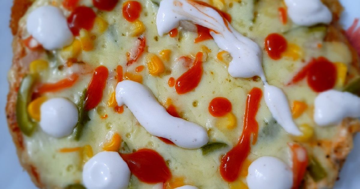 Instant Pizza Made With Bread Crumbs Recipe by Uzma Syed - Cookpad