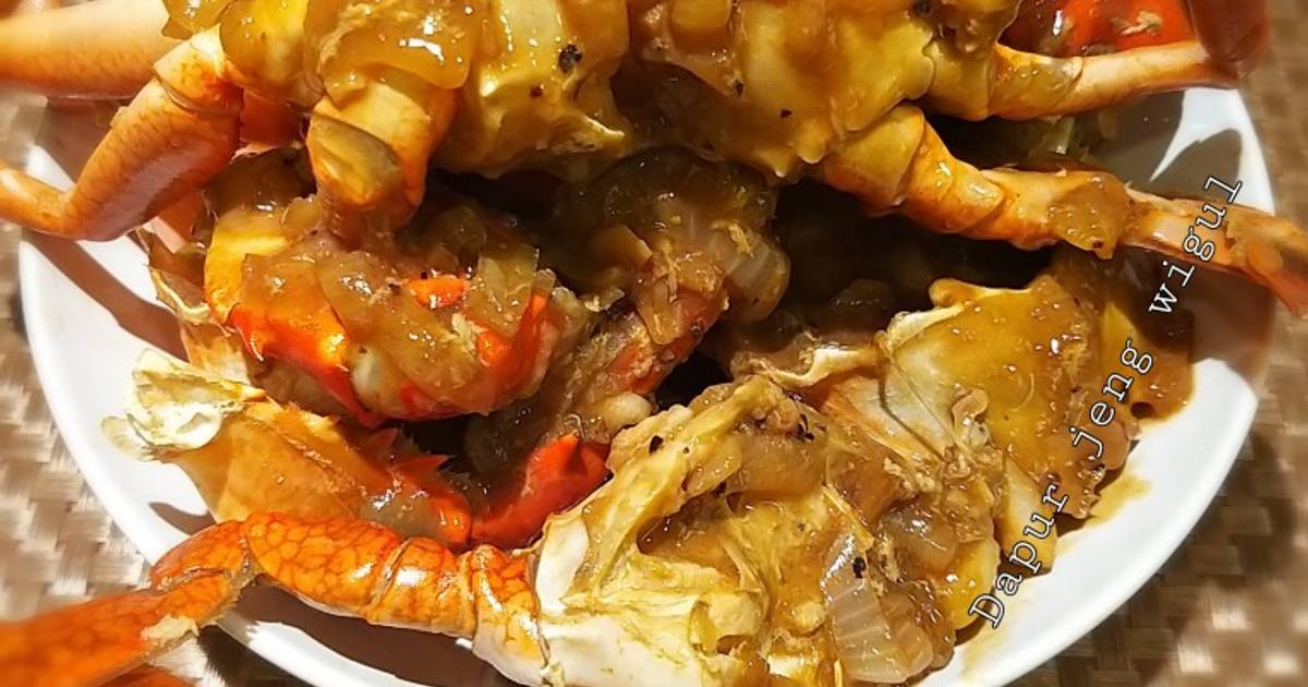 Resep 192.Kepiting lada hitam oleh dapur jeng wigul - Cookpad