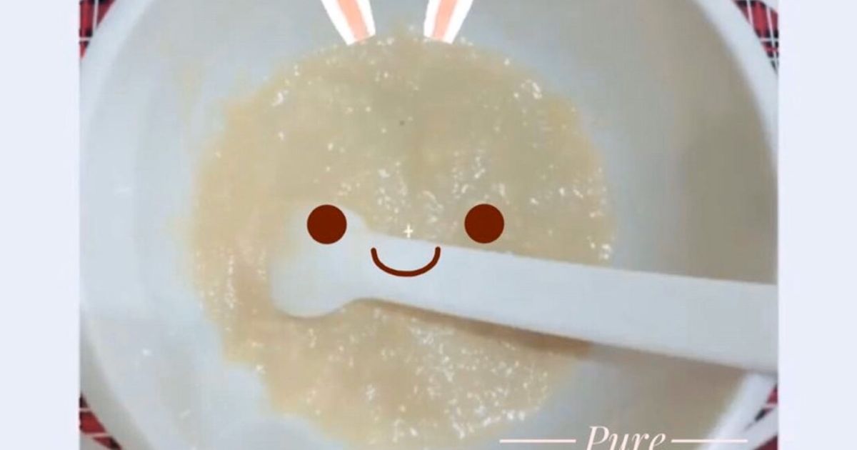 Resep Snack Mpasi 6 Bulan Pure Pear Bisku oleh Reza Amita Pratiwi - Cookpad
