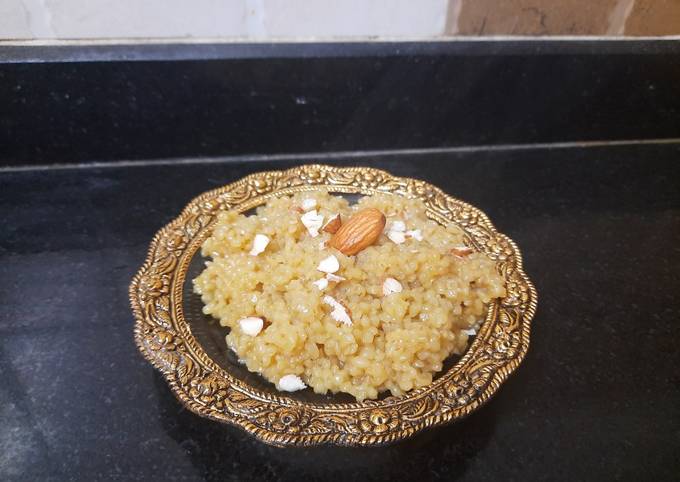 Laapsi with jaggery Recipe by Divyanshi 's Cooking Diary (Divyanshi ...