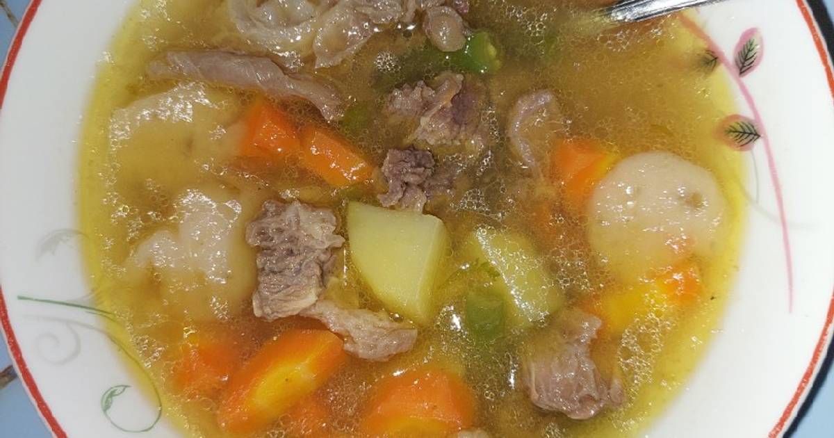 Resep Sup Daging Simpel & Yummy 😍 oleh Meutia Armainy - Cookpad