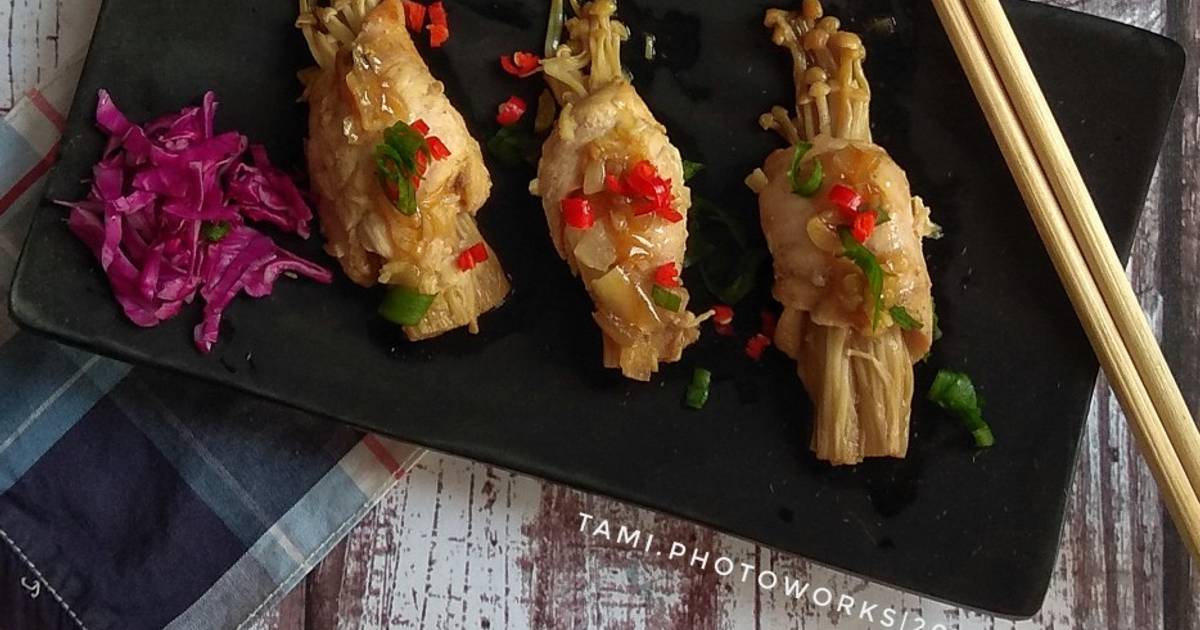Resep Chicken Enoki Roll oleh Sach Kitchen - Cookpad