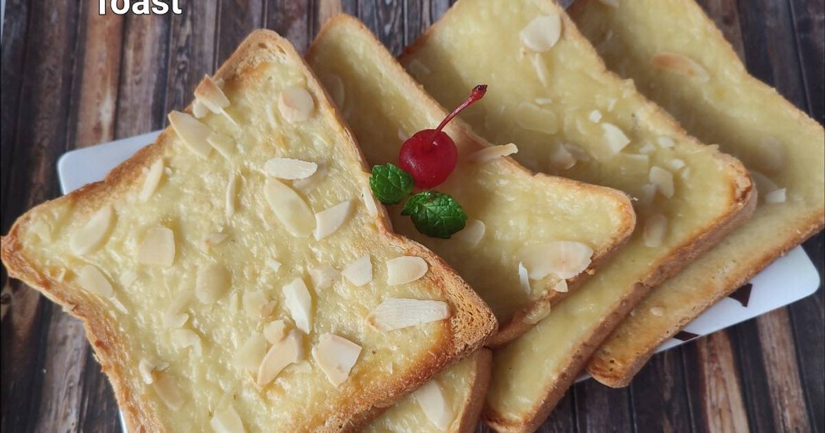 Resep Almond Cheese Toast oleh Bunda TitanQue - Cookpad