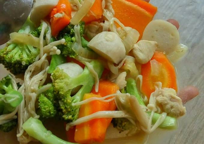 Resep Capcay jamur enoki oleh Intanola - Cookpad