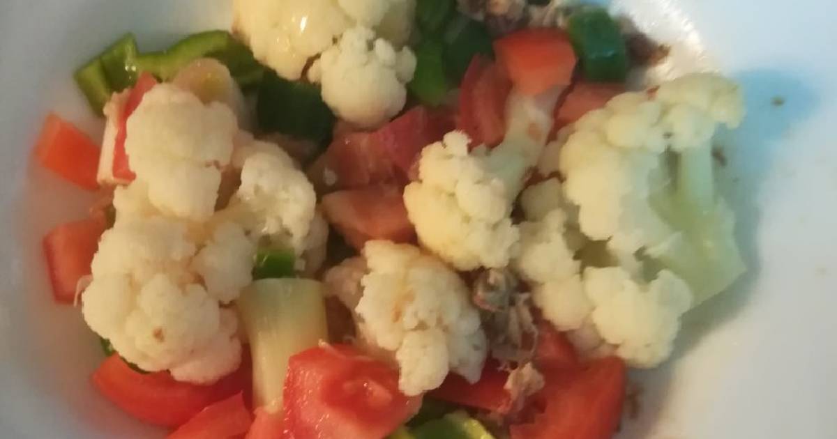 Ensalada de coliflor Receta de Carmen Gilabert- Cookpad