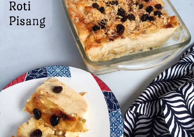 Resep 372. Puding Panggang Roti Pisang Sanggar (Pisang Kepok) oleh ...