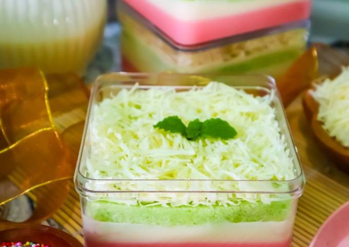 Resep Pudding lapis roti vla keju oleh Ani Kusuma - Cookpad