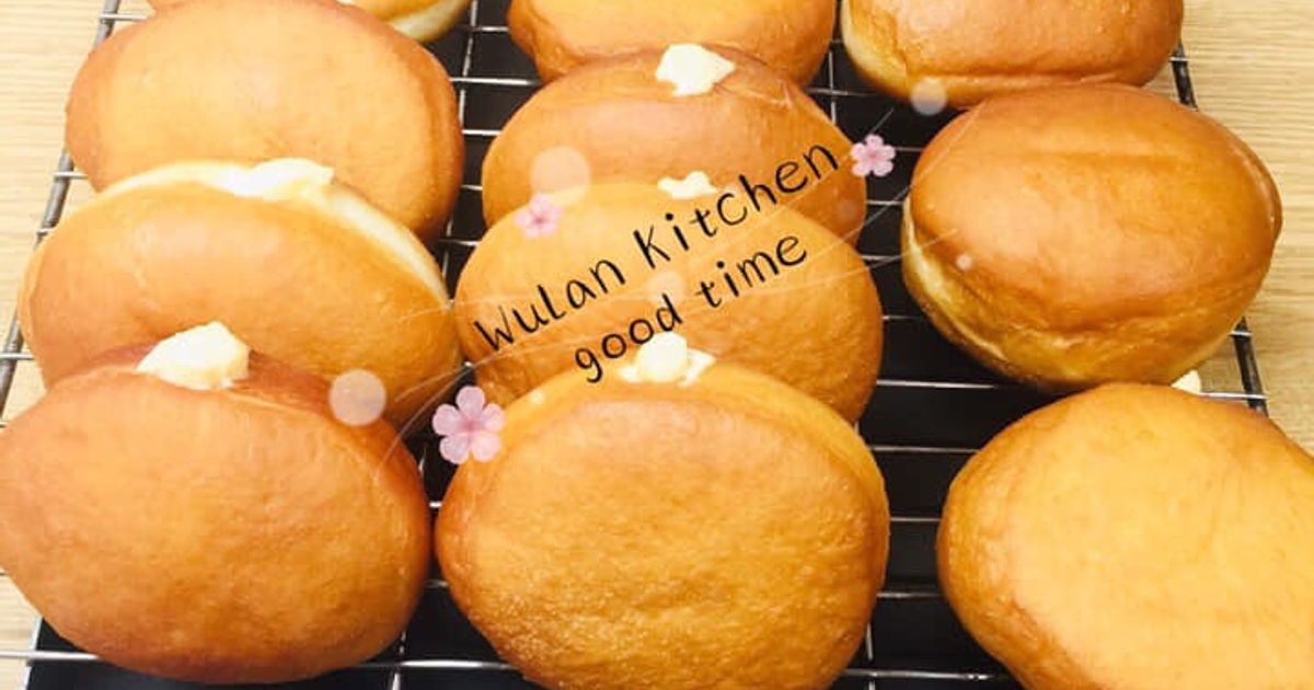 Resep Donat Isi / Vanilla Custard Cream Filled Doughnut oleh Retno ...