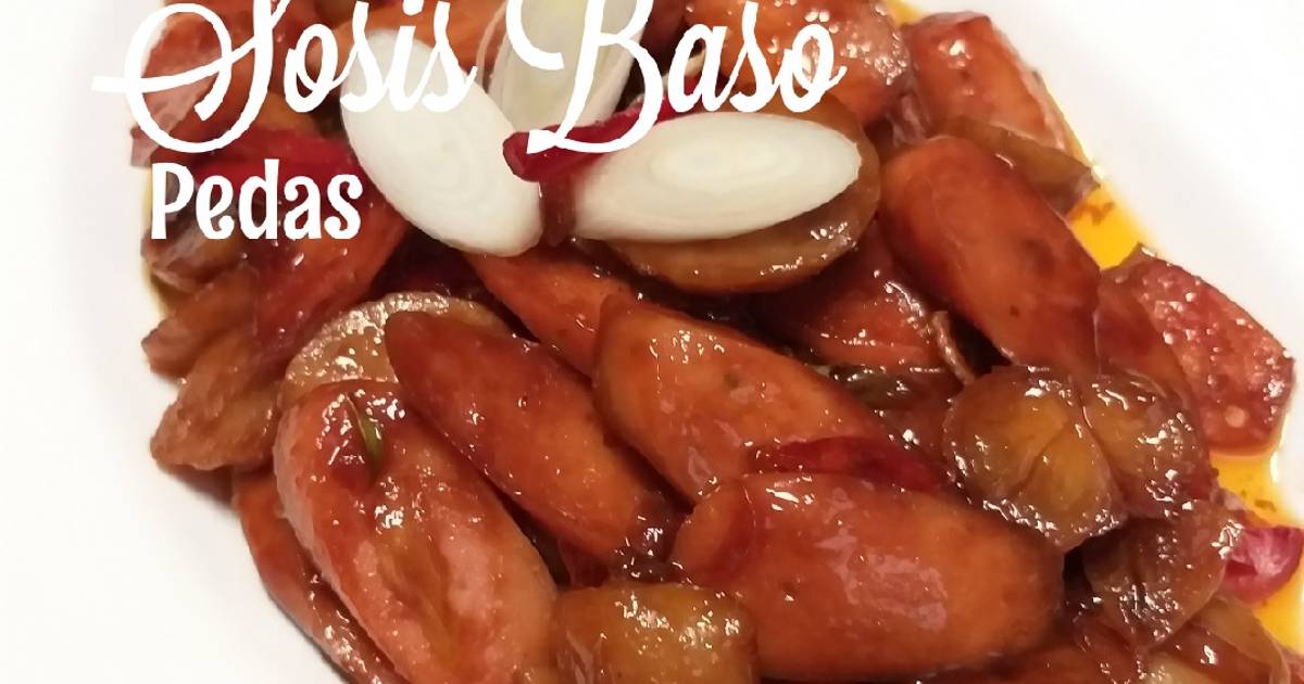 Resep Sosis Baso Pedas oleh Mommy Hami - Cookpad