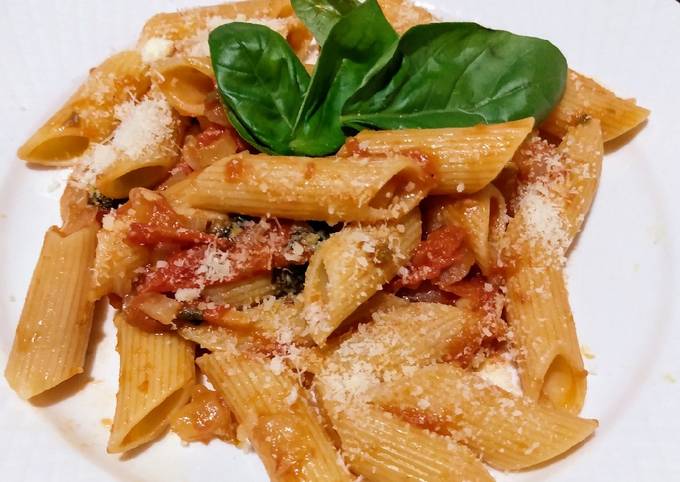 Mostacholes con salsa de tomate especial Receta de Flor 🌼- Cookpad