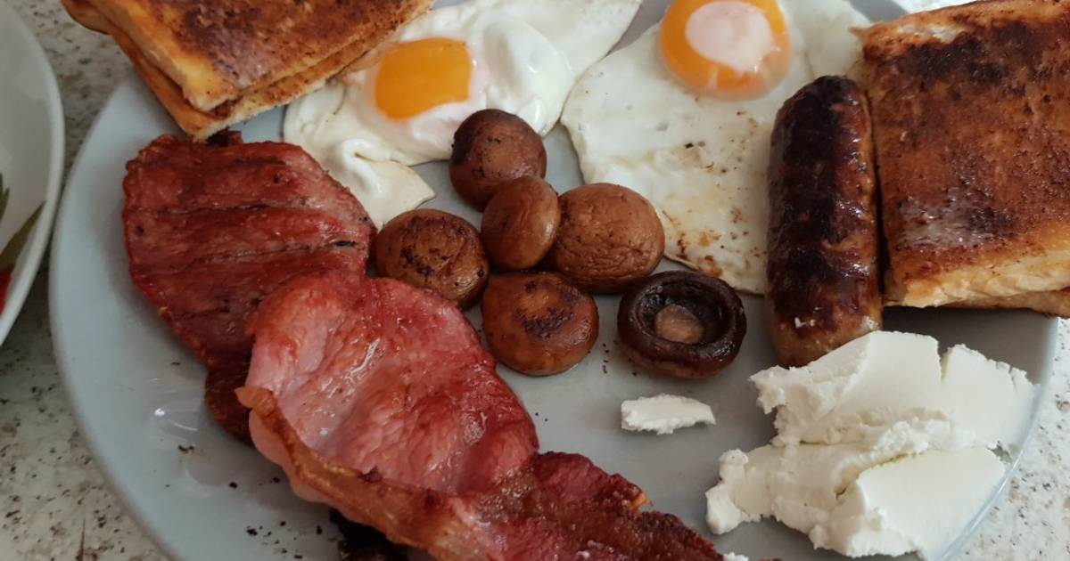 Late Breakfast and Brunch time so had this for Lunch 💙 Recipe by ...