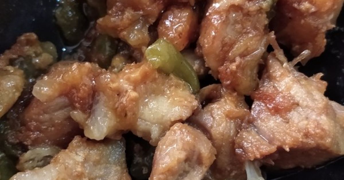 Γλυκόξινη χοιρινη τηγανιά με Bbq Sause Συνταγή από τον/την mariouli ...