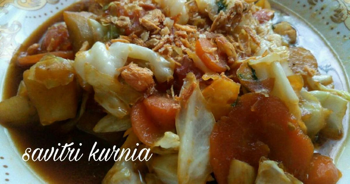 Resep tumis kentang wortel kuah rumahan enak dan mudah - Cookpad