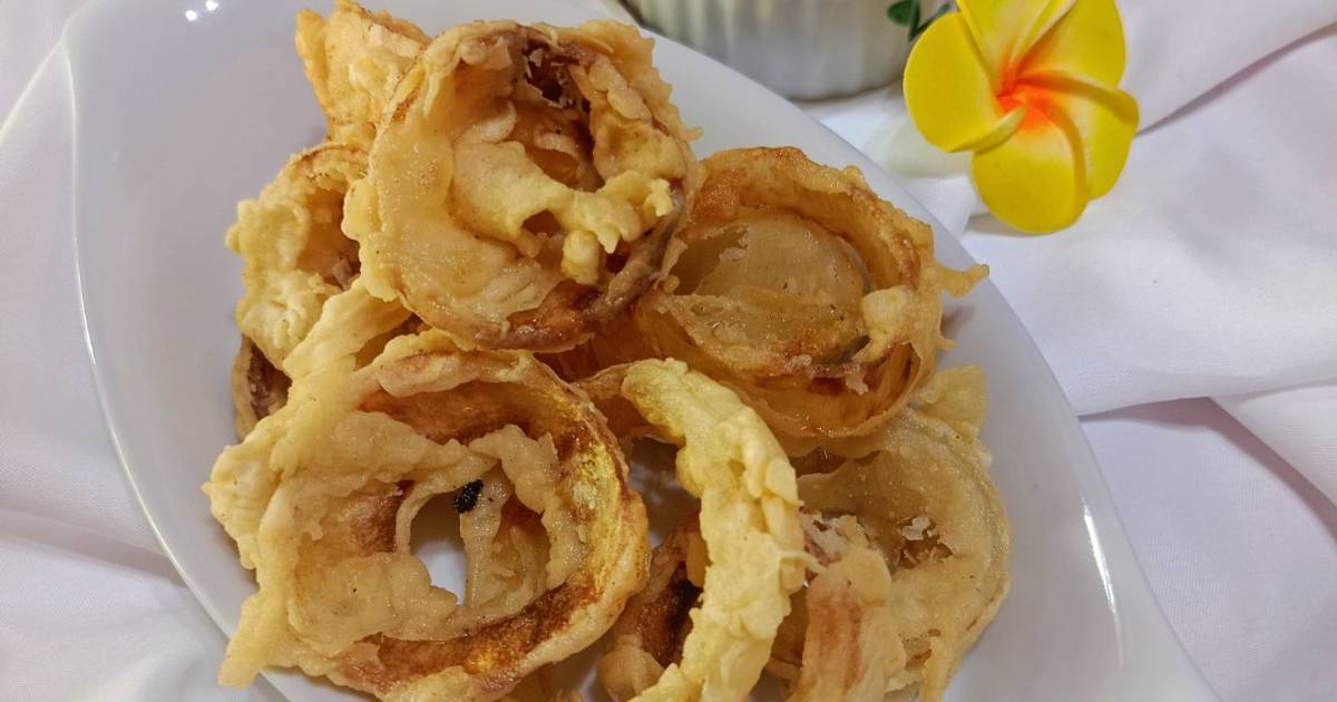 132 resep onion ring tepung terigu dan tepung beras enak dan mudah ...