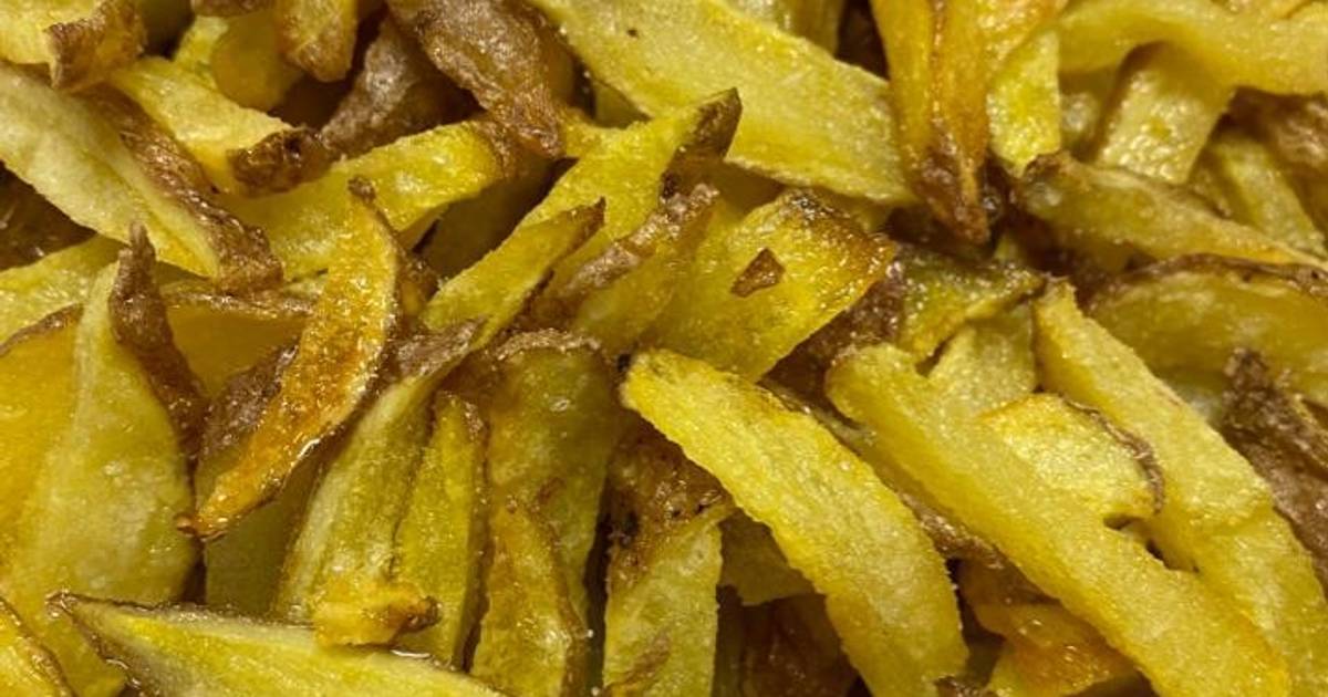 Papas rusticas fritas - 76 recetas caseras- Cookpad