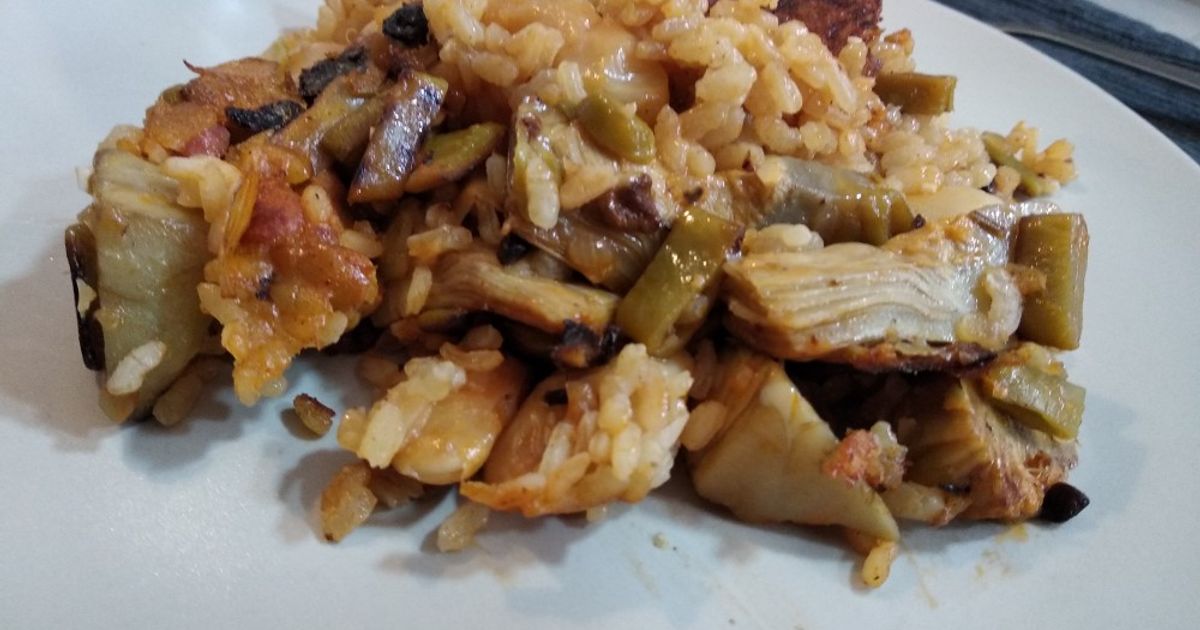 arroz con pollo canario - recetas caseras- Cookpad