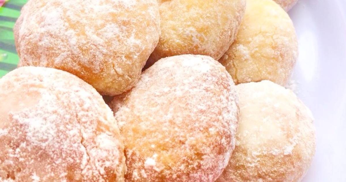 Resep Donat sate menul empuk banget oleh Cik Vyra - Cookpad