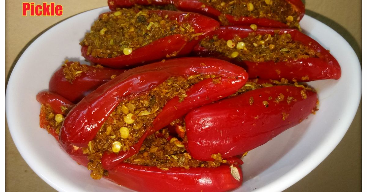 Red Chilli Pickle Recipe by Mohini Gupta - Cookpad