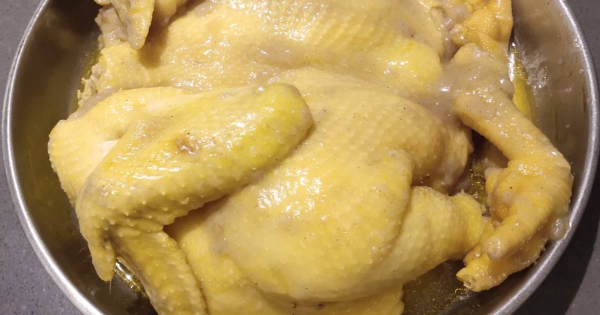 Steam Whole Chicken Recipe by Meme - Cookpad