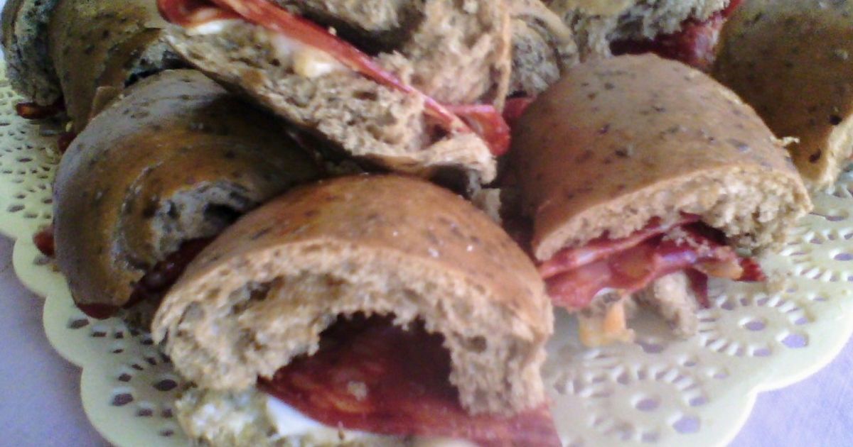Sándwich de salami con queso - 31 recetas caseras- Cookpad