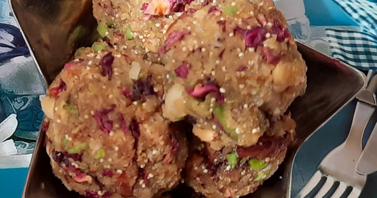 Gond Dry Fruits Ladoo Recipe by Drpriyanka Gupta(veena's Kitchen) - Cookpad