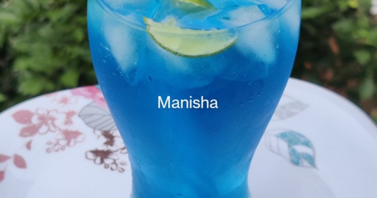 Blue Lagoon Lemonade (Welcome Drink For Party) Recipe by Manisha Malvi ...