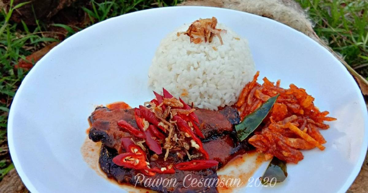 26 resep dendeng nasi padang enak dan mudah - Cookpad