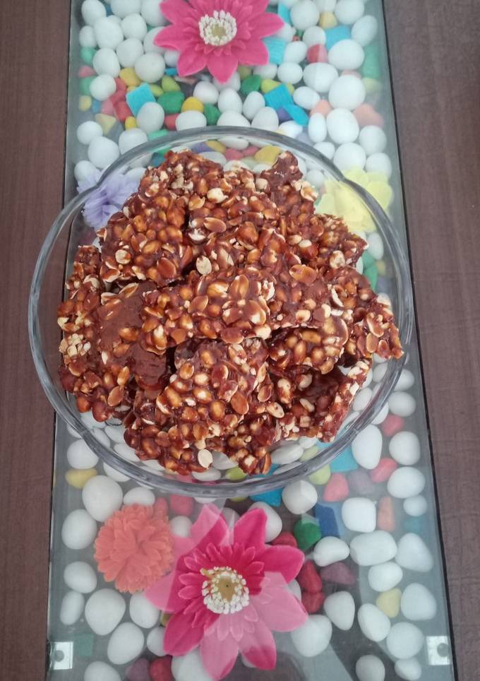 Jayshree Doshi દ્વારા રેસીપી સીંગ ની ચીકી (Sing Chikki Recipe In ...