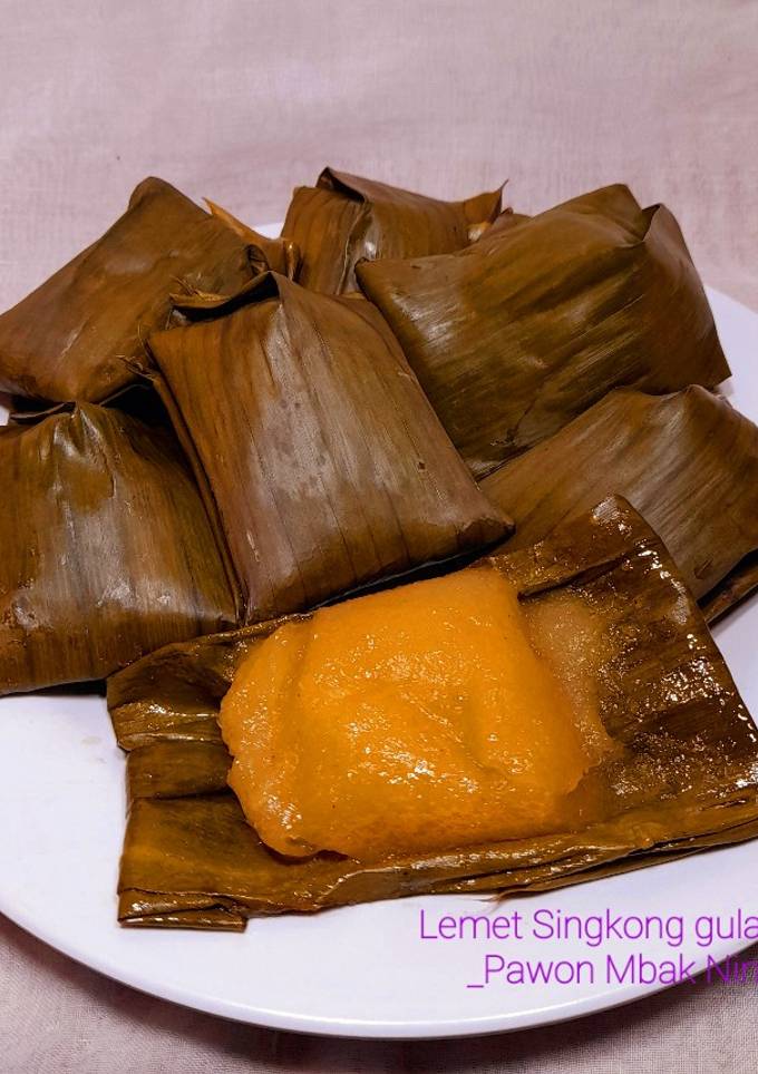 Resep Lemet singkong gula merah oleh PawonMbakNing - Cookpad