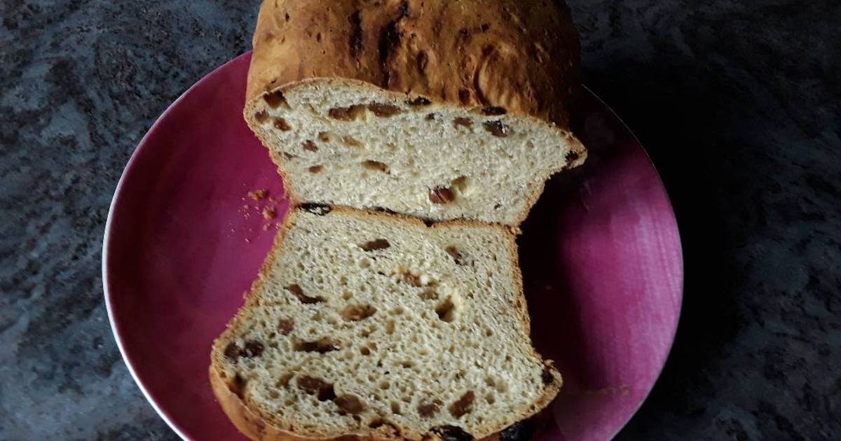 Pan de pasas Receta de Ladis Fernandez- Cookpad