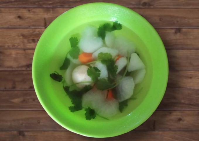 Resep Sup Lobak oleh suryani - Cookpad