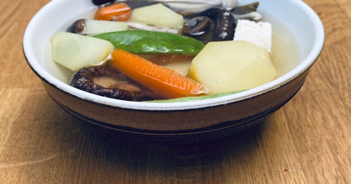 Kenchinjiru (Shojin Ryori) Japanese Veggie Soup 🌱 Recipe by Rachel ...