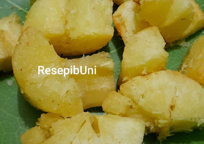 Resep Singkong keju mekar oleh yuni yatnasari - Cookpad