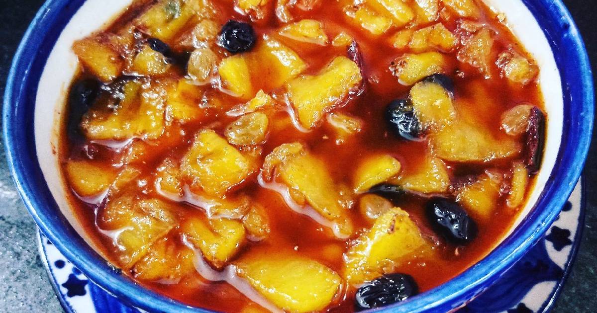 Pineapple Relish (Bengal - Anarosh er Chutney) Recipe by hobbycooksaby ...