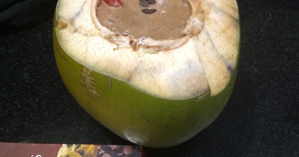 Tender Coconut Choco Drink Recipe by Usha V Bhat - Cookpad