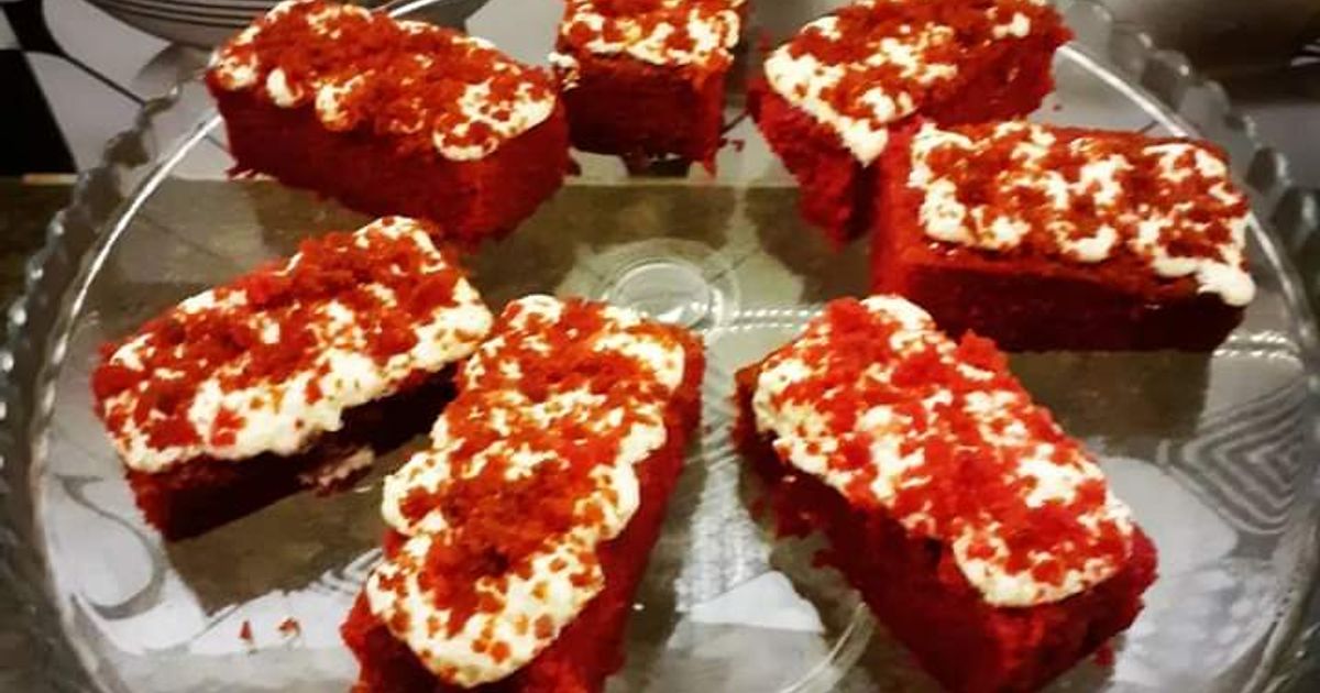 Red Velvet Pastries 🍰🍰🍰 Recipe by Shamila Ali - Cookpad