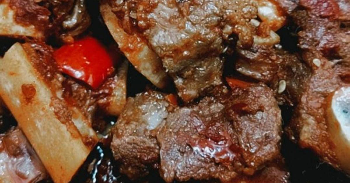Resep Iga Sapi Balado (Bumbu Bamboe) oleh Dian Chen - Cookpad