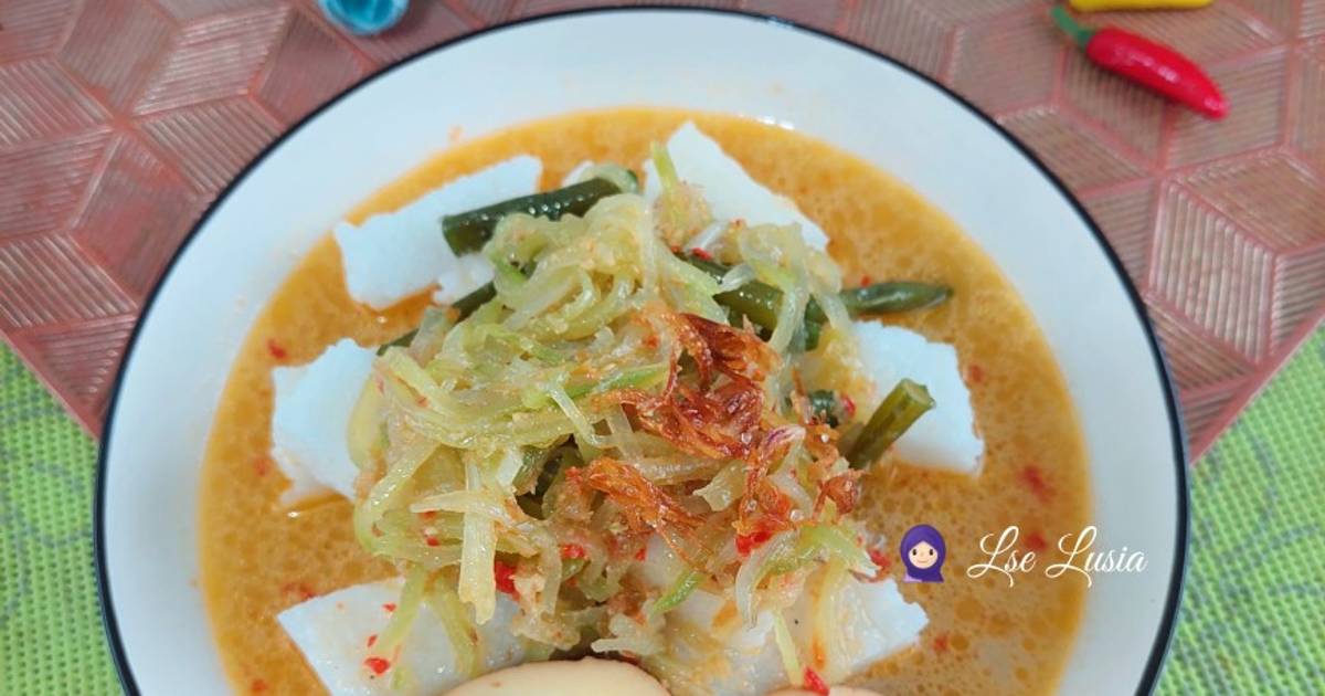 Resep Lontong Sayur Labu Siam oleh Lse Lusia - Cookpad