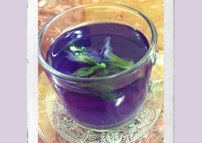 Resep Teh Bunga Telang oleh Nun - Cookpad