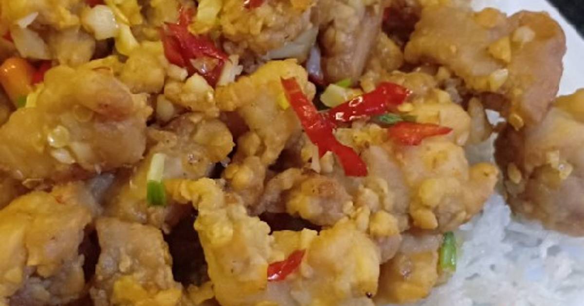 Resep Ayam cabe garam oleh Moms Noarna - Cookpad
