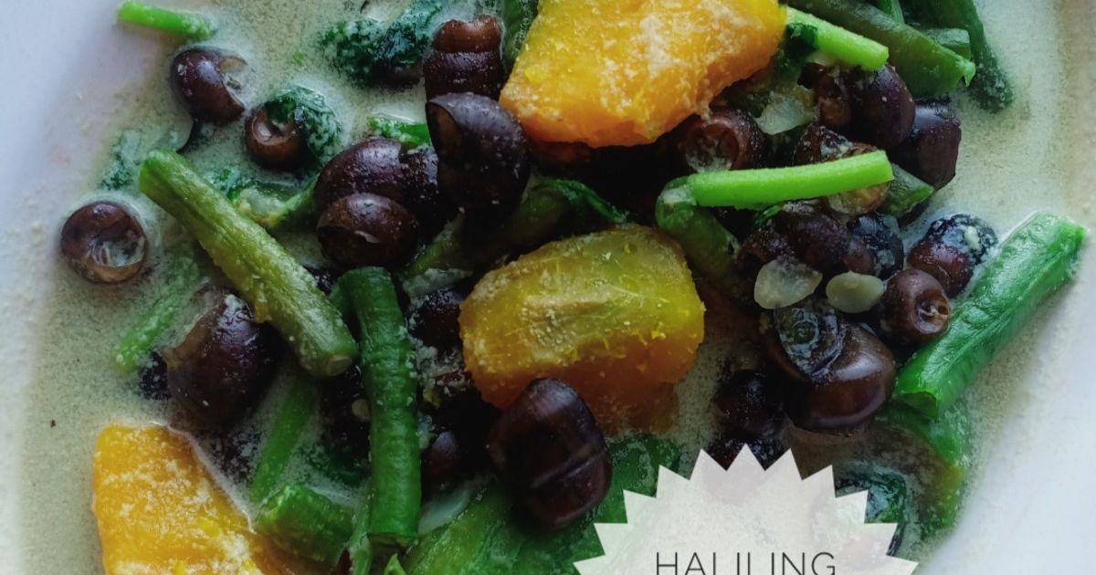 Resep Haliling (Tutut) Gangan Balamak Khas Banjar oleh Yene Eka Rahman ...
