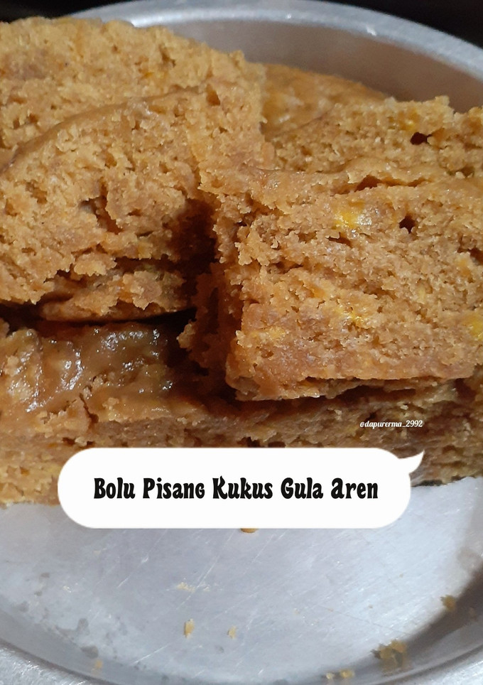 Resep 27. Bolu Pisang Kukus Gula Aren (Takaran Gelas) oleh Erma ...