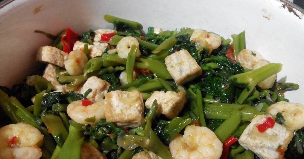1.174 resep kangkung tahu rebus enak dan mudah - Cookpad
